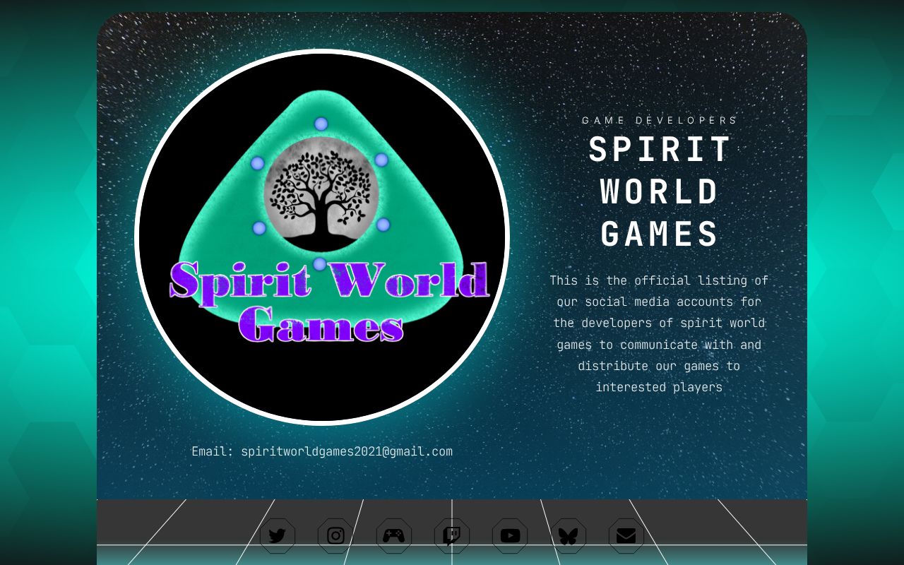 Spirit World Game Social Media List